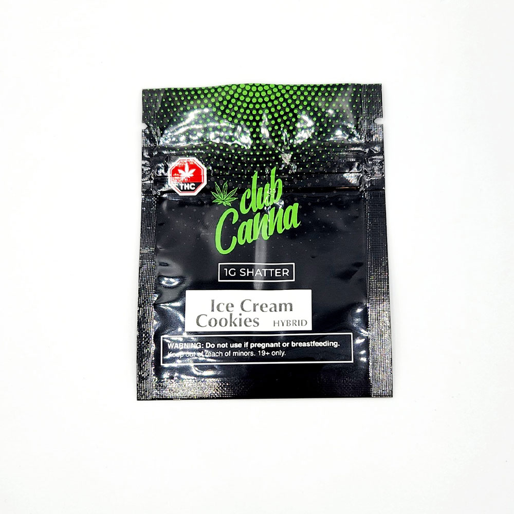 Buy Club Canna - Ice Cream Cookies Shatter - 1g | Chronic Store